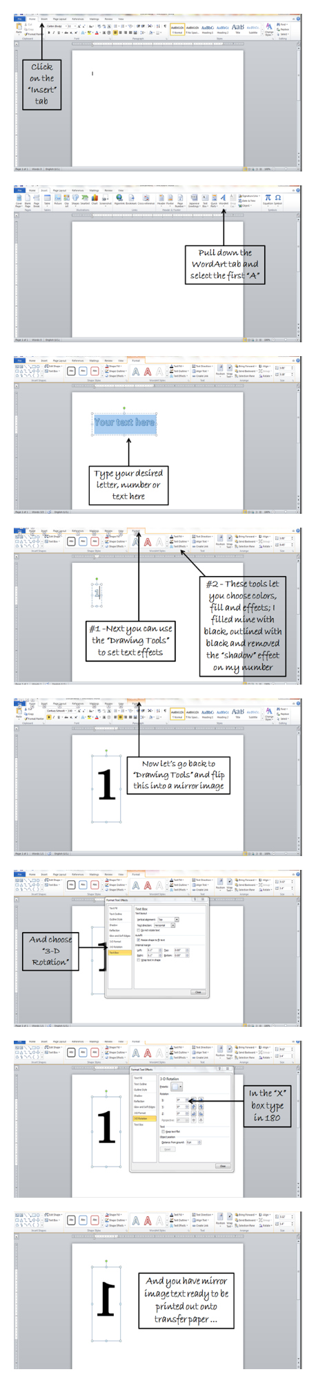 How To Make Mirror Image Text In Microsoft Word It All Started With Paint