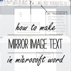 how-to-make-mirror-image-text-in-microsoft-word - It All Started With Paint