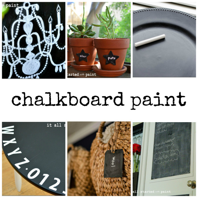 chalkboard-paint-project-ideas-crafts-gallery - It All Started With Paint