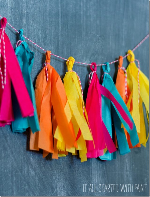 Paper Banner DIY - It All Started With Paint