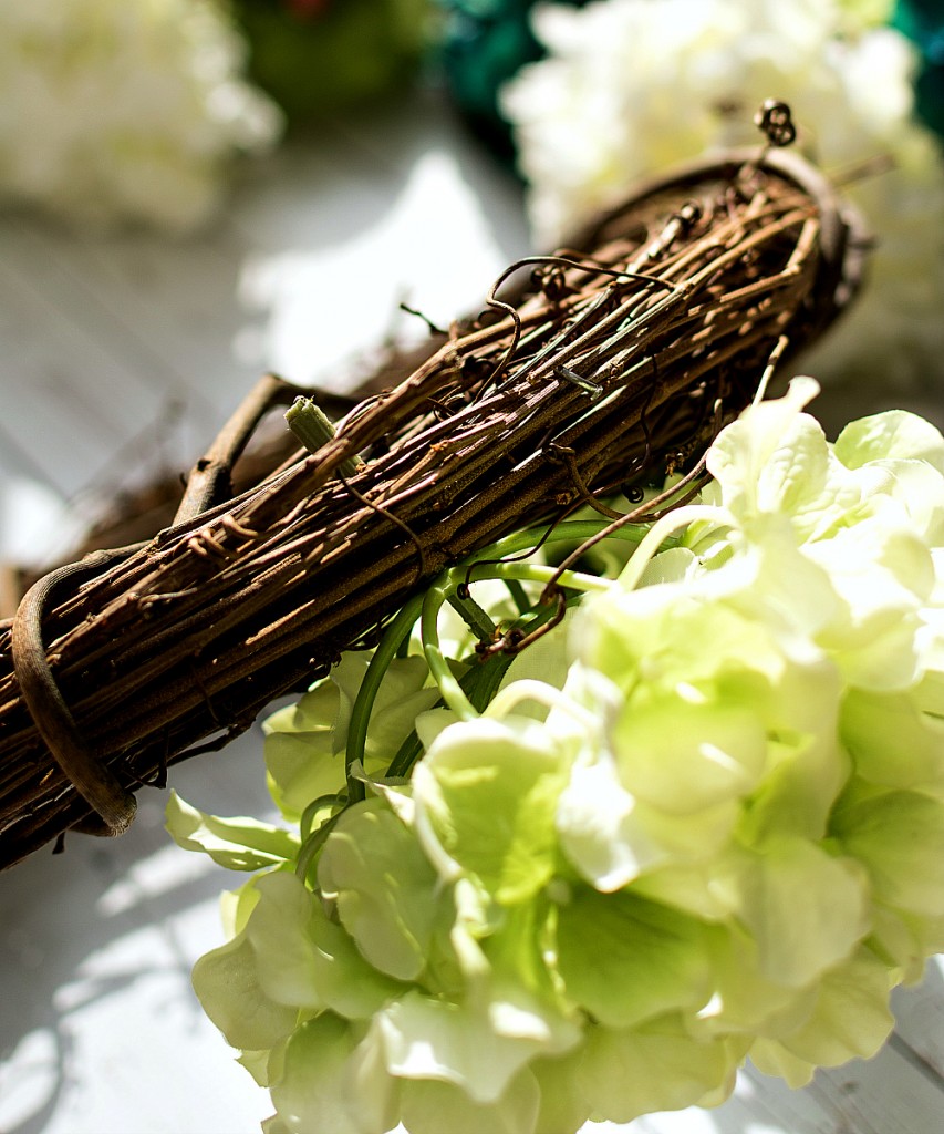 Hydrangea Wreath: How To Make - It All Started With Paint