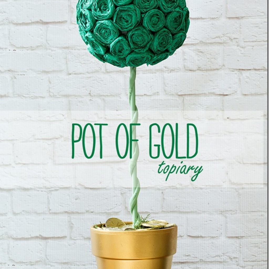 Pot Of Gold Topiary - It All Started With Paint