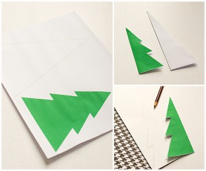 Christmas Craft: Paper Trees - It All Started With Paint