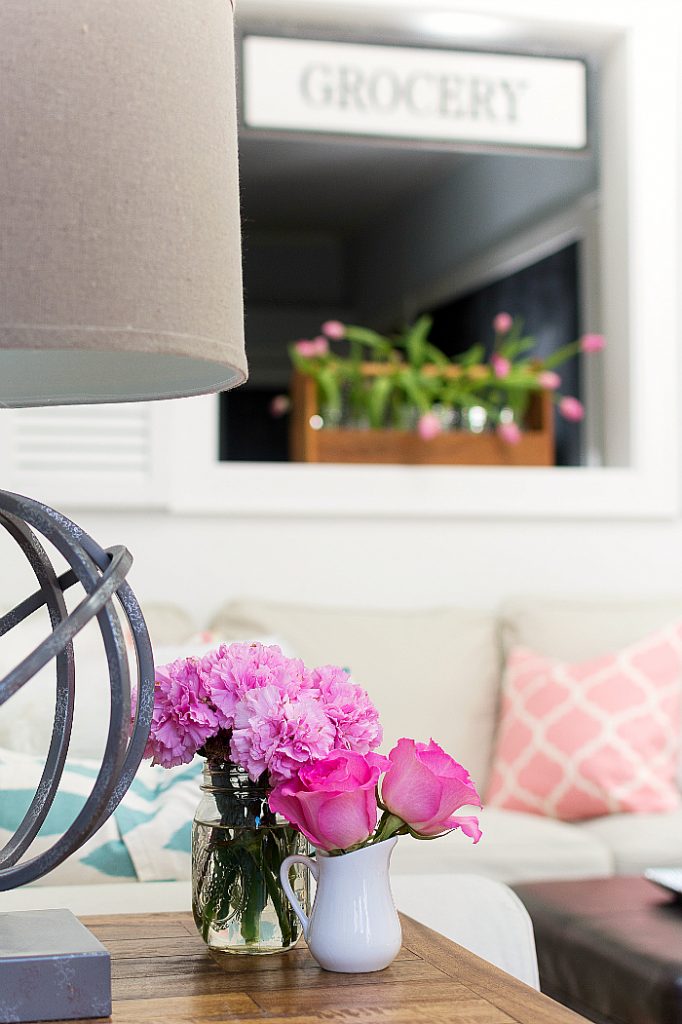 Spring Decorating Ideas with Pink - It All Started With Paint