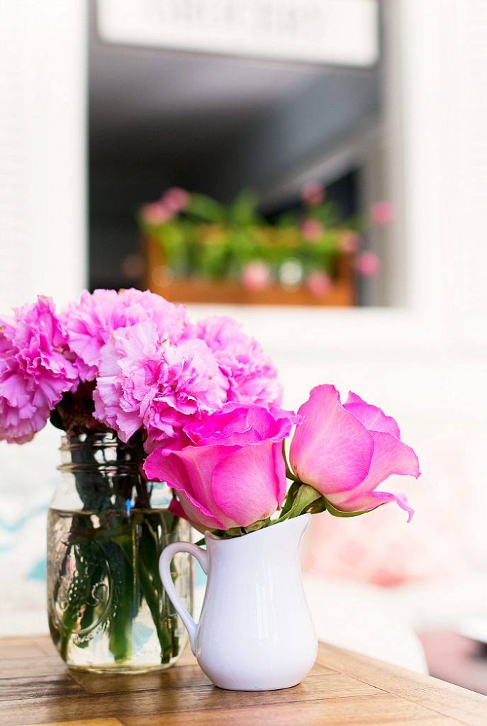 Spring Decorating Ideas with Pink - It All Started With Paint