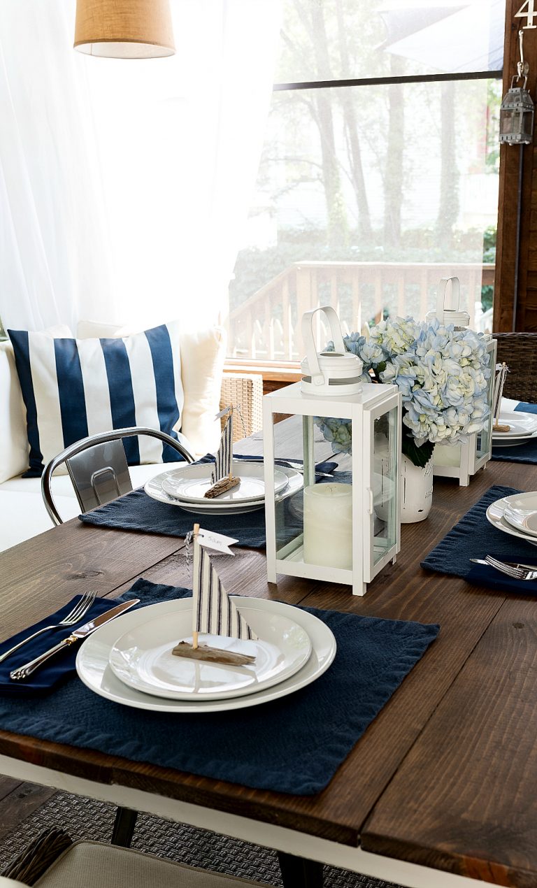 Nautical Table Setting - It All Started With Paint