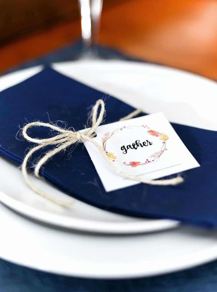 Thanksgiving Printable Table Place Cards - It All Started With Paint