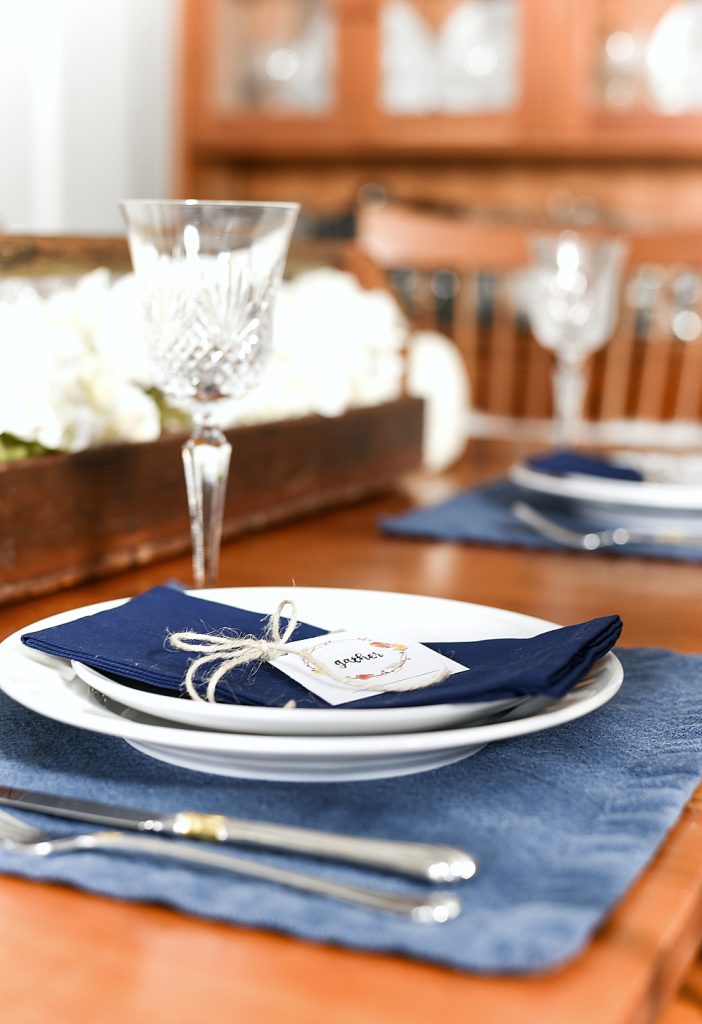 Thanksgiving Printable Table Place Cards - It All Started With Paint