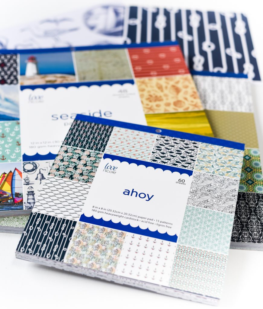 Summer Nautical Navy And White Party Ideas with Paper - It All Started ...