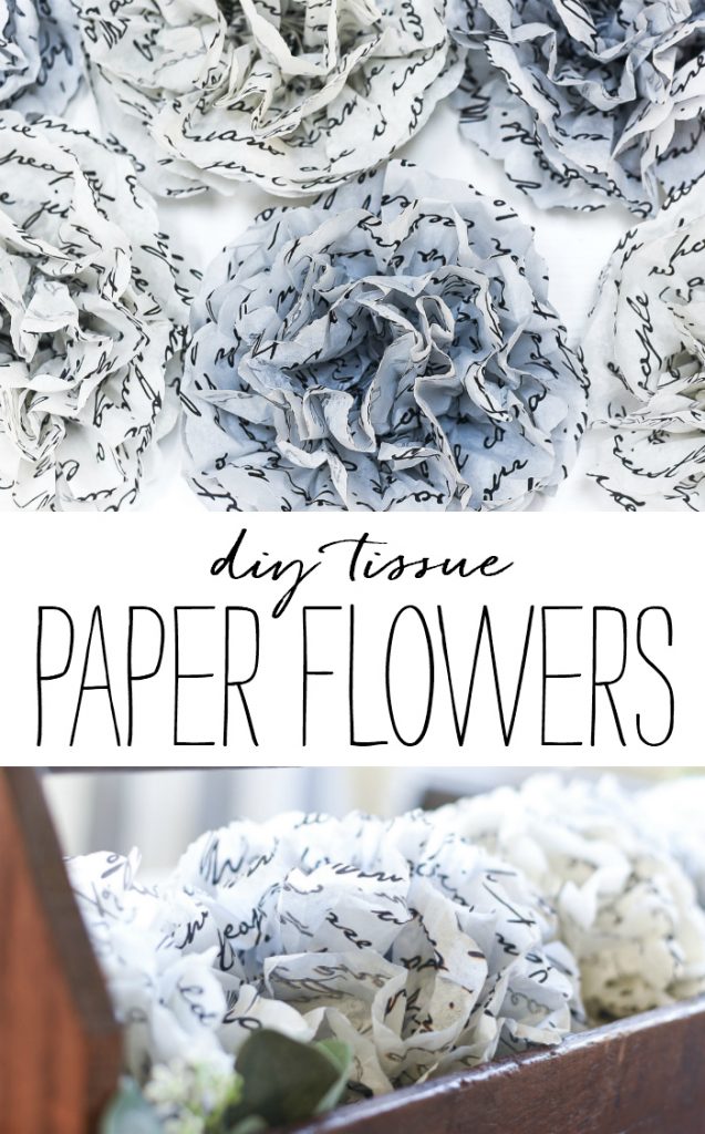 Tissue Paper Flowers DIY - It All Started With Paint