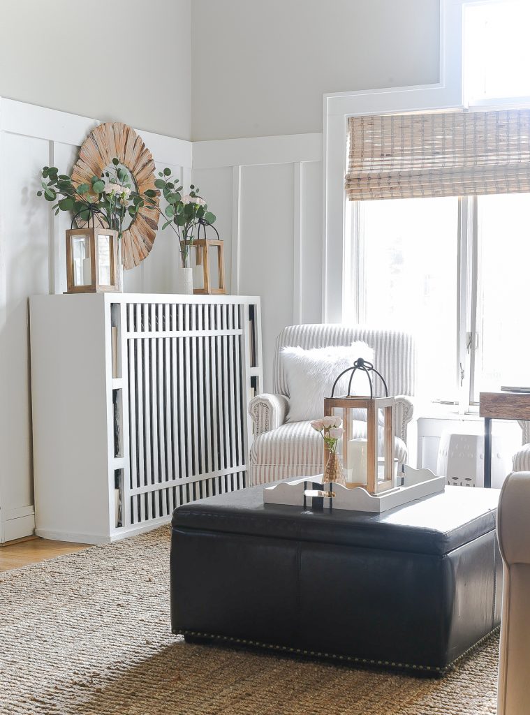 Pink & Gray Spring Living Room - It All Started With Paint