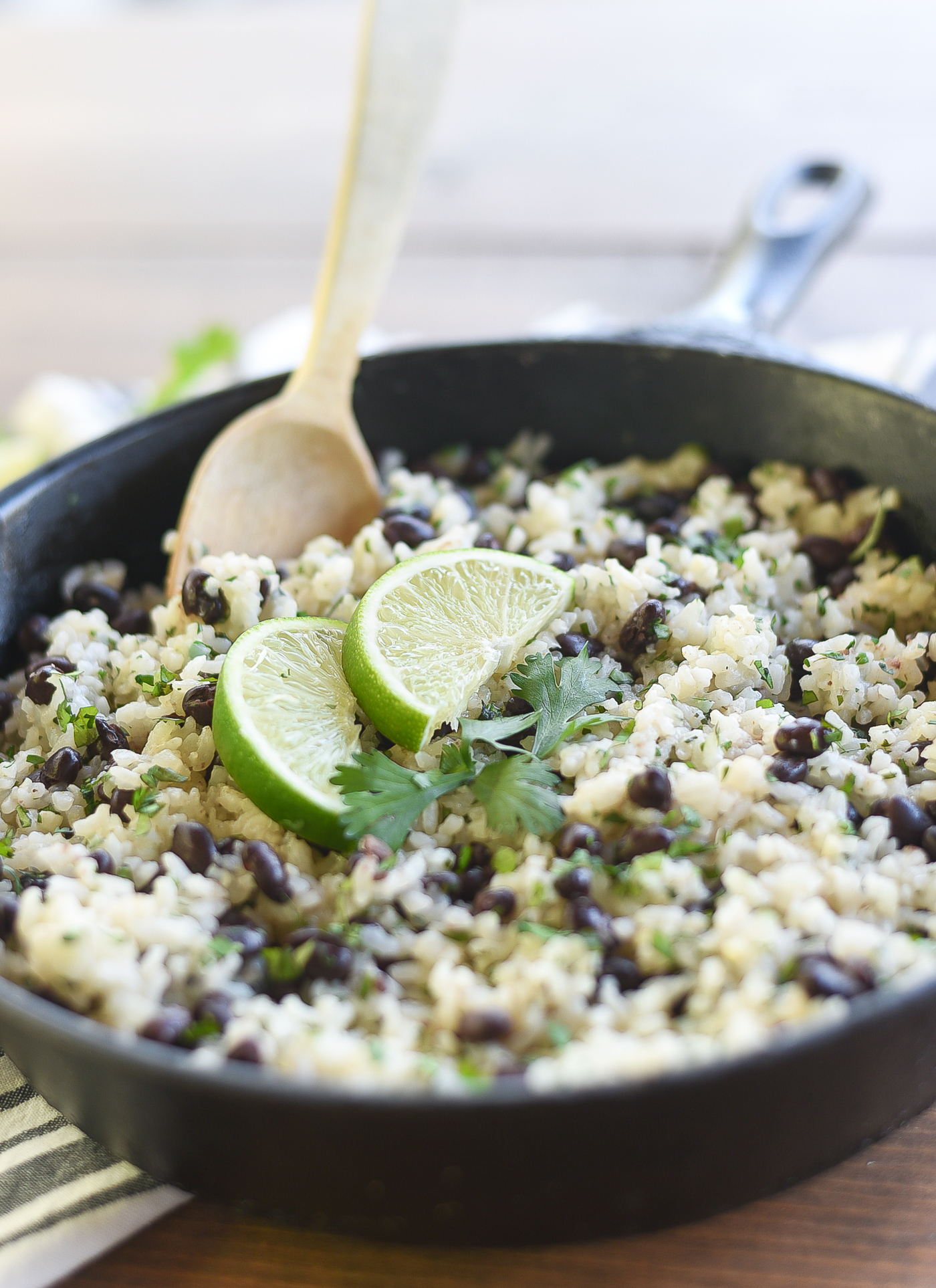Cilantro & Lime Black Beans and Rice - It All Started With Paint