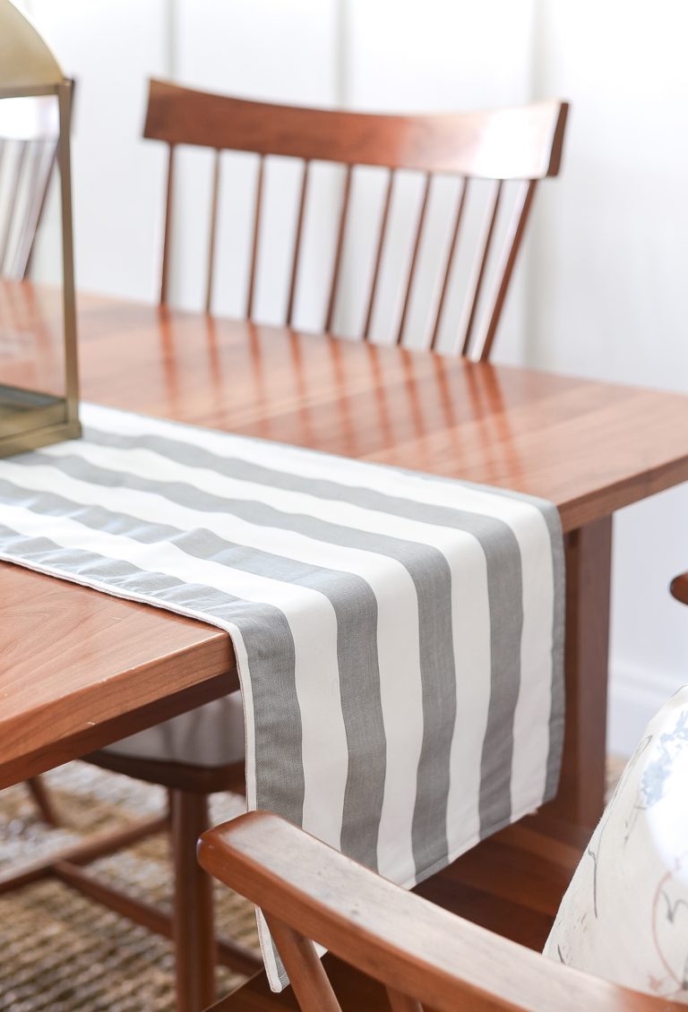 Two-Sided Table Runner DIY - It All Started With Paint