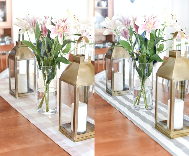 Two-Sided Table Runner DIY - It All Started With Paint