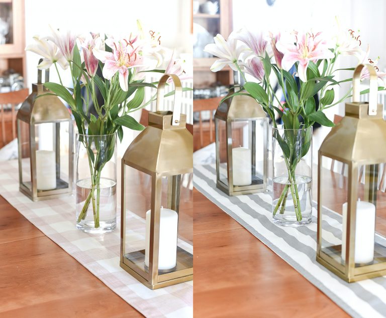 Two-Sided Table Runner DIY - It All Started With Paint