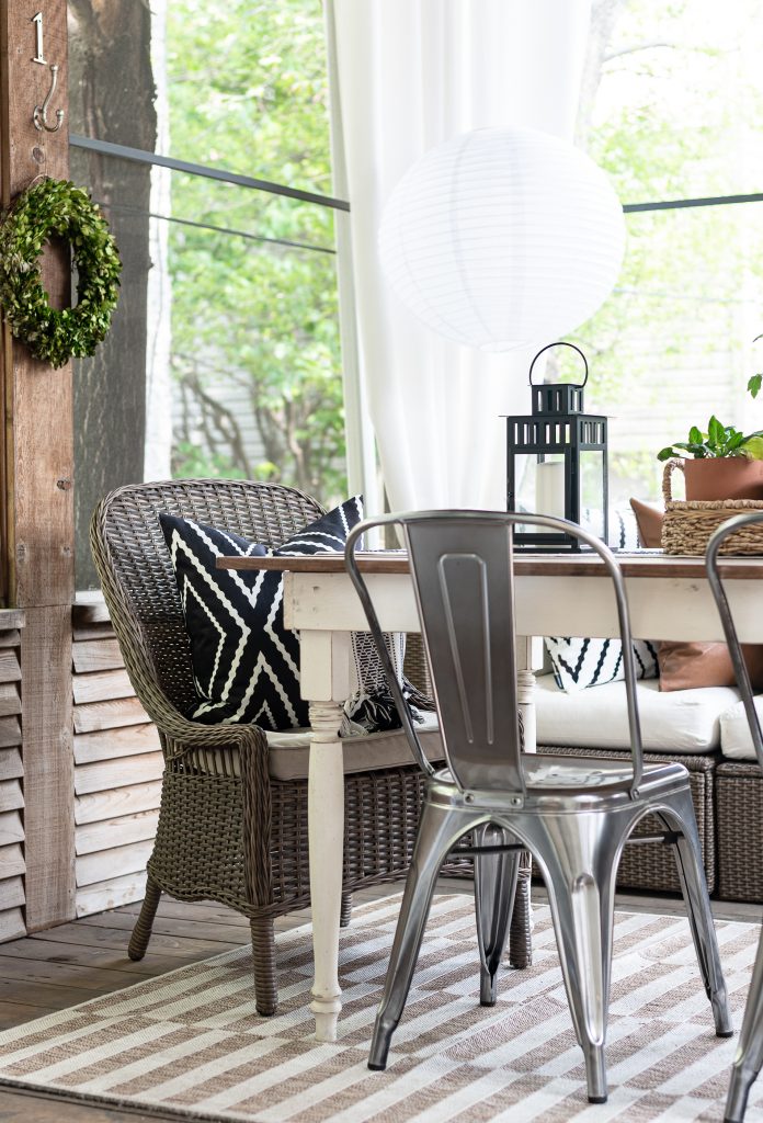 Boho Screen Porch for Summer - It All Started With Paint