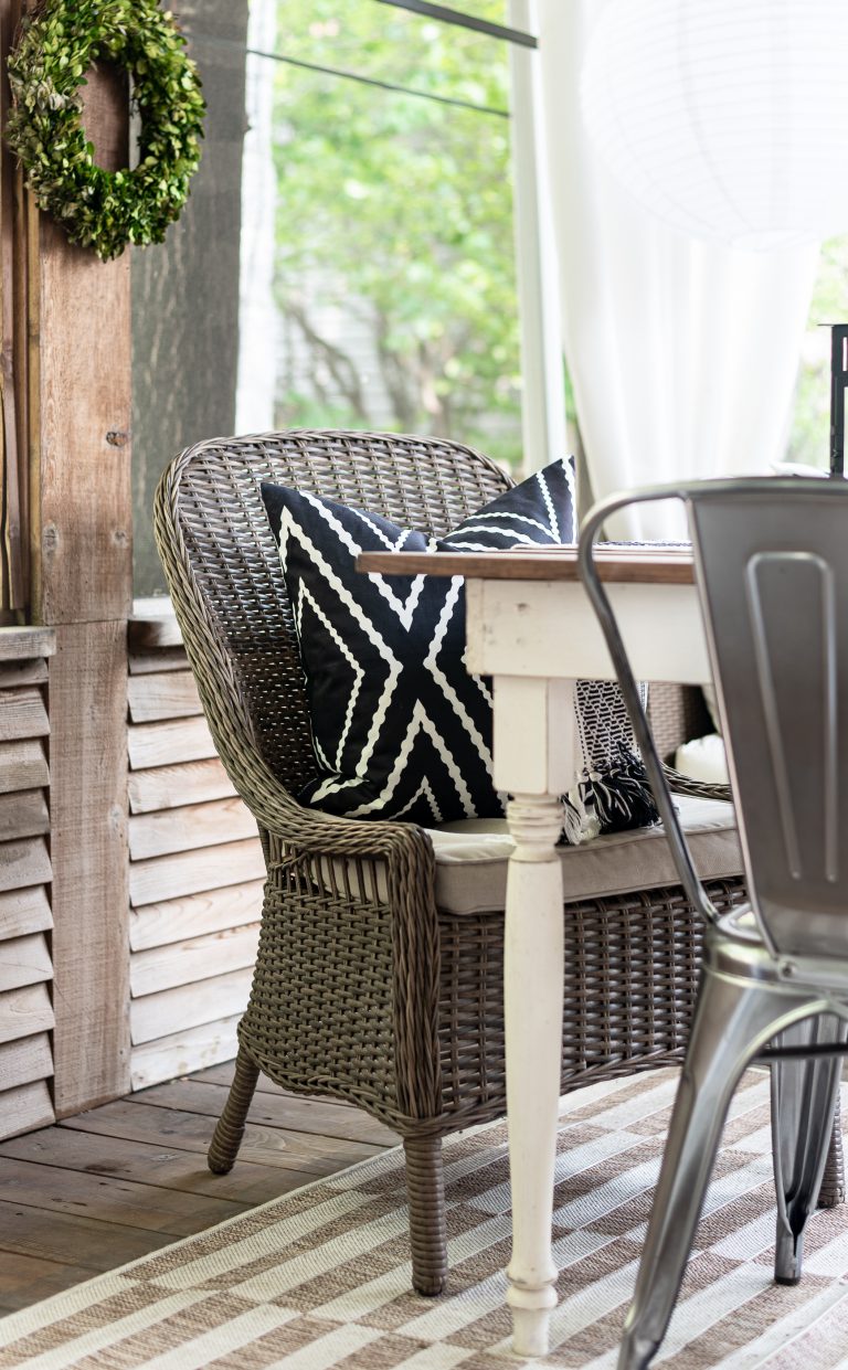 Boho Screen Porch for Summer - It All Started With Paint