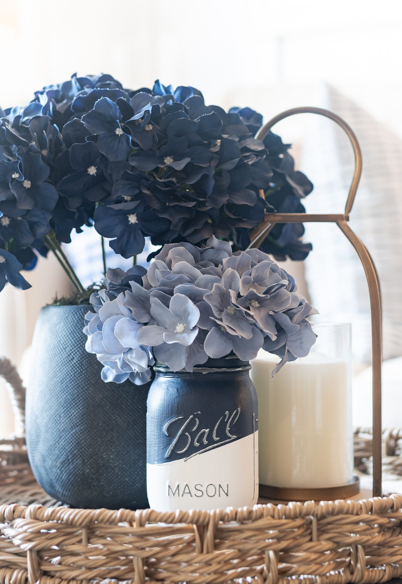 Easy Boho Mason Jar Vase DIY - It All Started With Paint