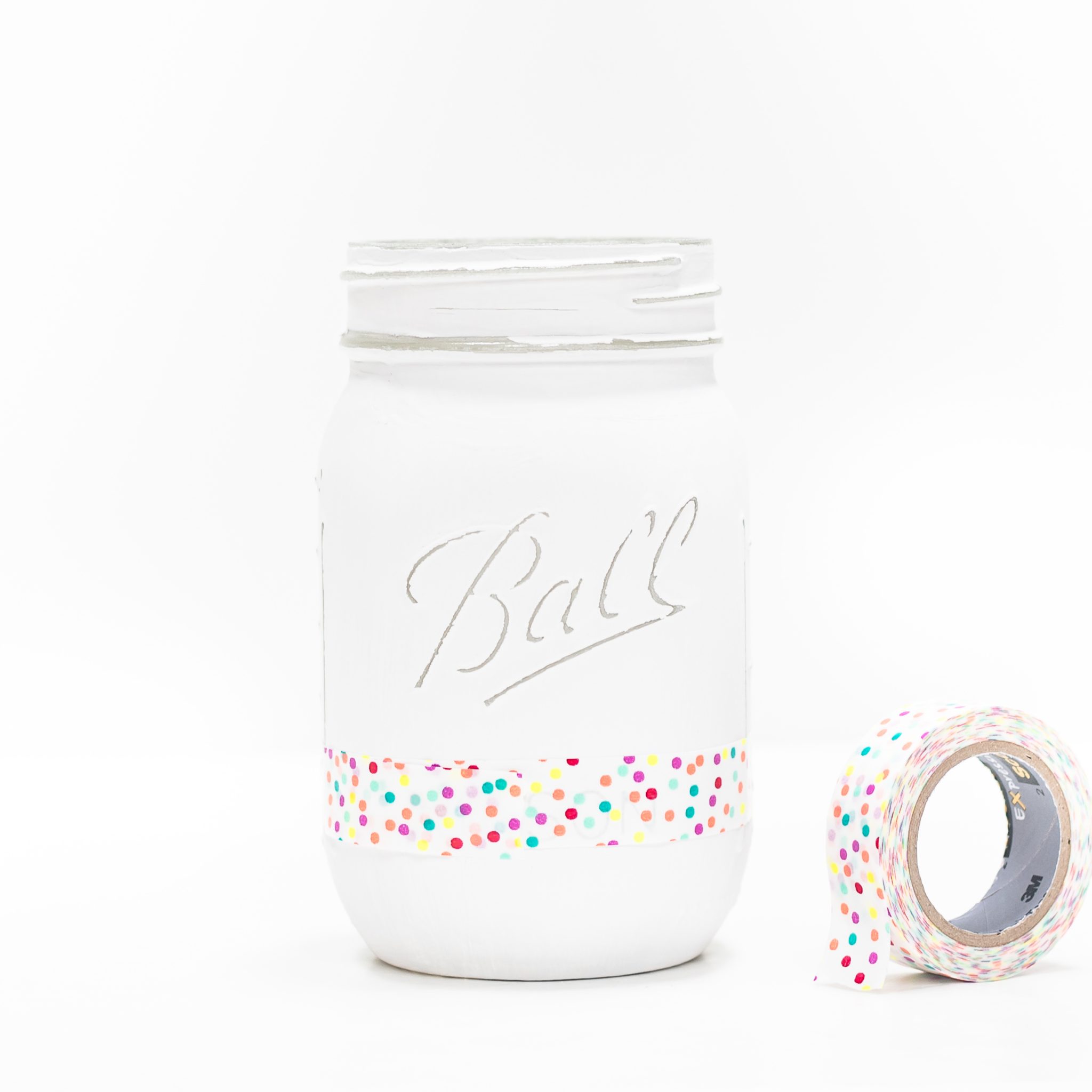 Easy Boho Mason Jar Vase DIY - It All Started With Paint