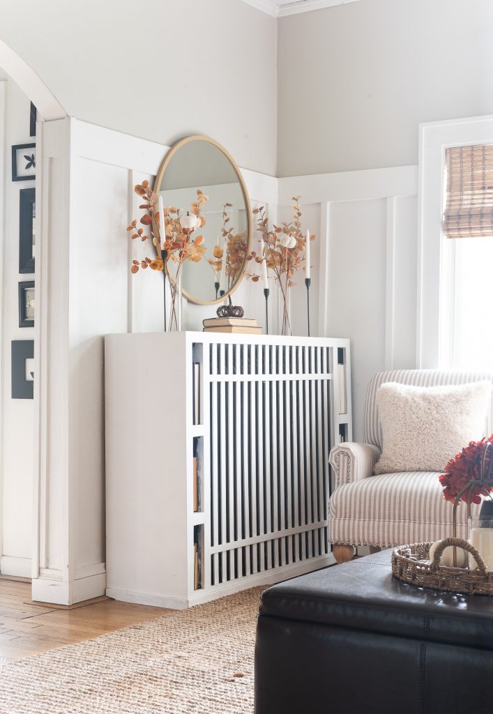 Fall Living Room in Rusts and Neutrals - It All Started With Paint