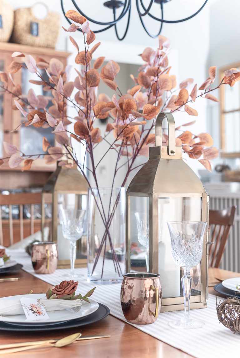 Thanksgiving Table Setting and Free Printable - It All Started With Paint