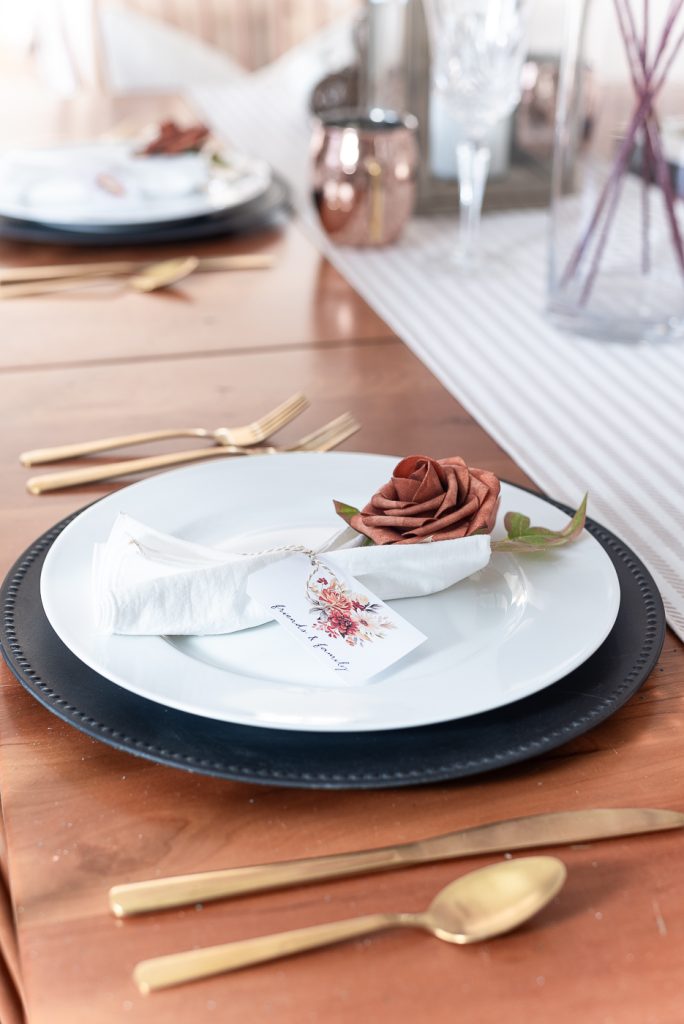 Thanksgiving Table Setting and Free Printable - It All Started With Paint