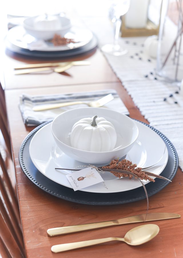 Thanksgiving Table Setting and Free Printable - It All Started With Paint