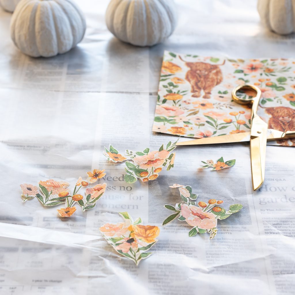 Decoupage Pumpkin Craft - It All Started With Paint
