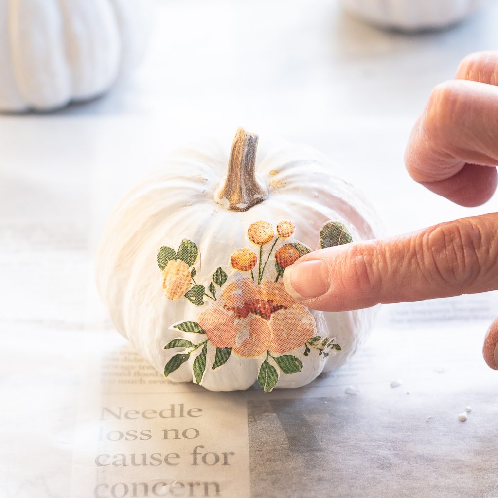 Decoupage Pumpkin Craft - It All Started With Paint