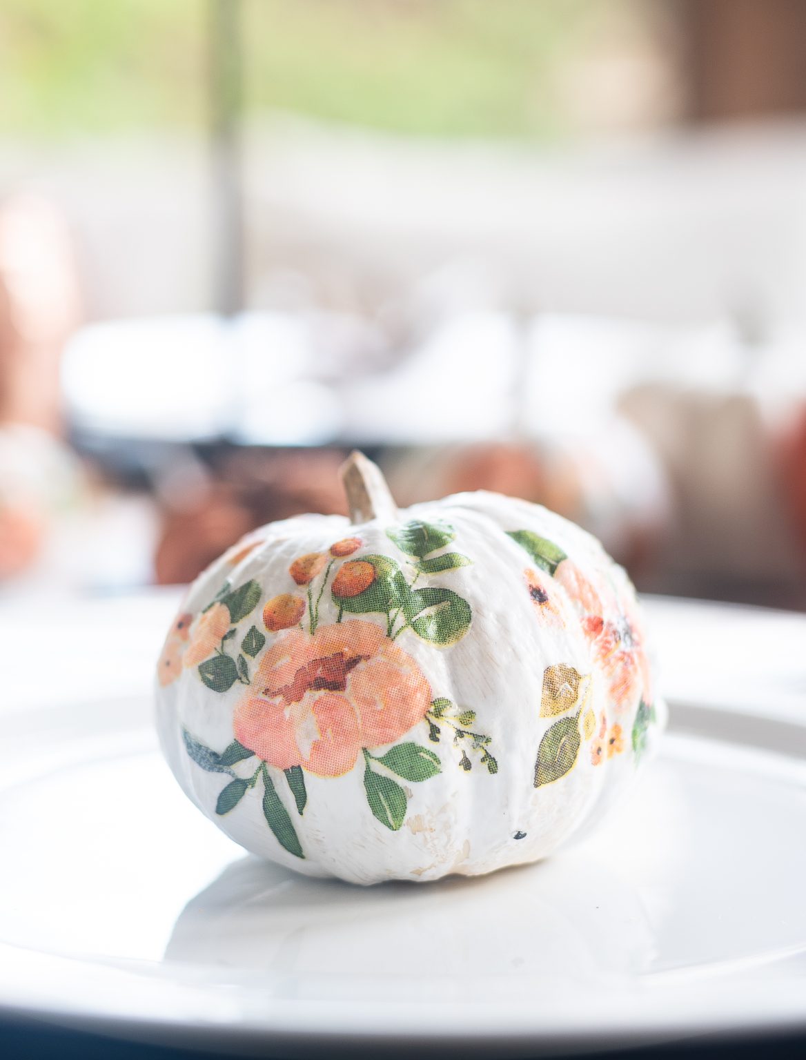 Decoupage Pumpkin Craft - It All Started With Paint