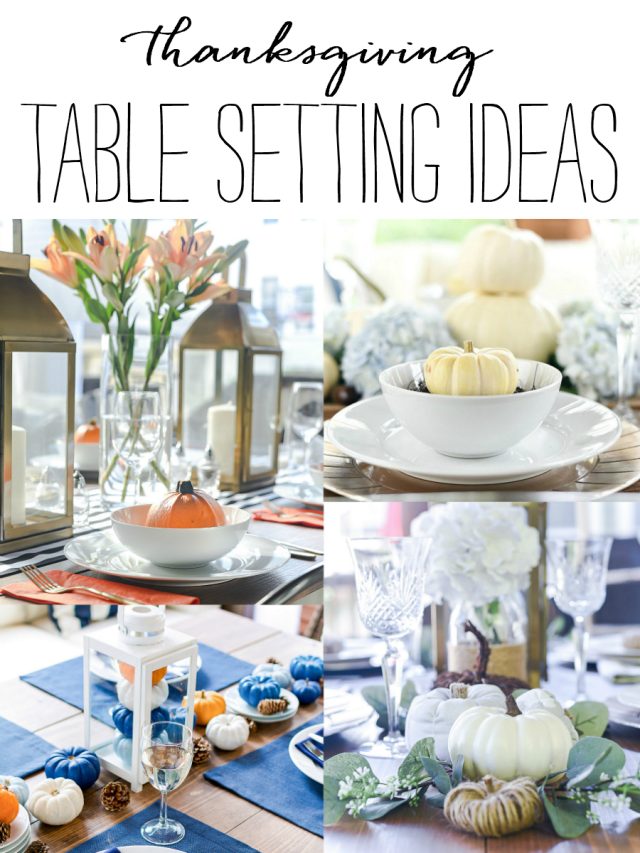 Thanksgiving Table Setting and Free Printable - It All Started With Paint