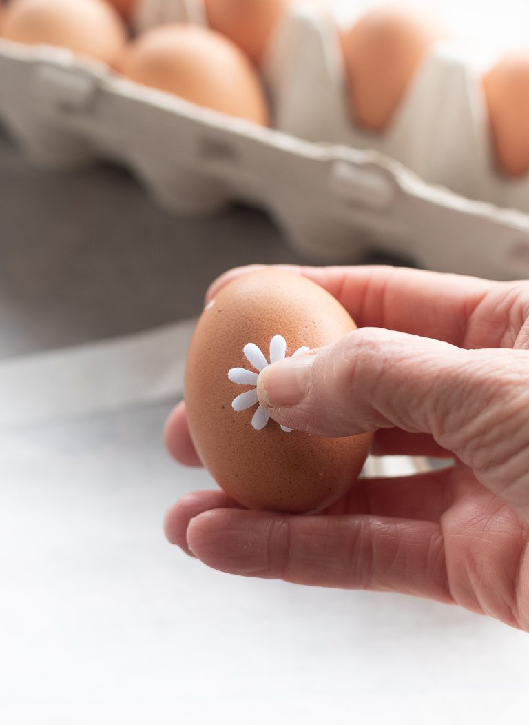 How To Decorate Easter Eggs with Rhinestones, Pearls & Flowers - It All Started With Paint