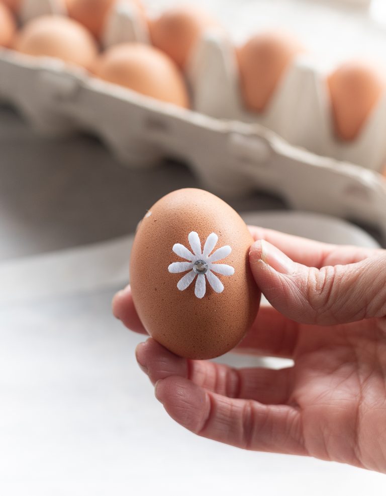 How To Decorate Easter Eggs with Rhinestones, Pearls & Flowers - It All Started With Paint